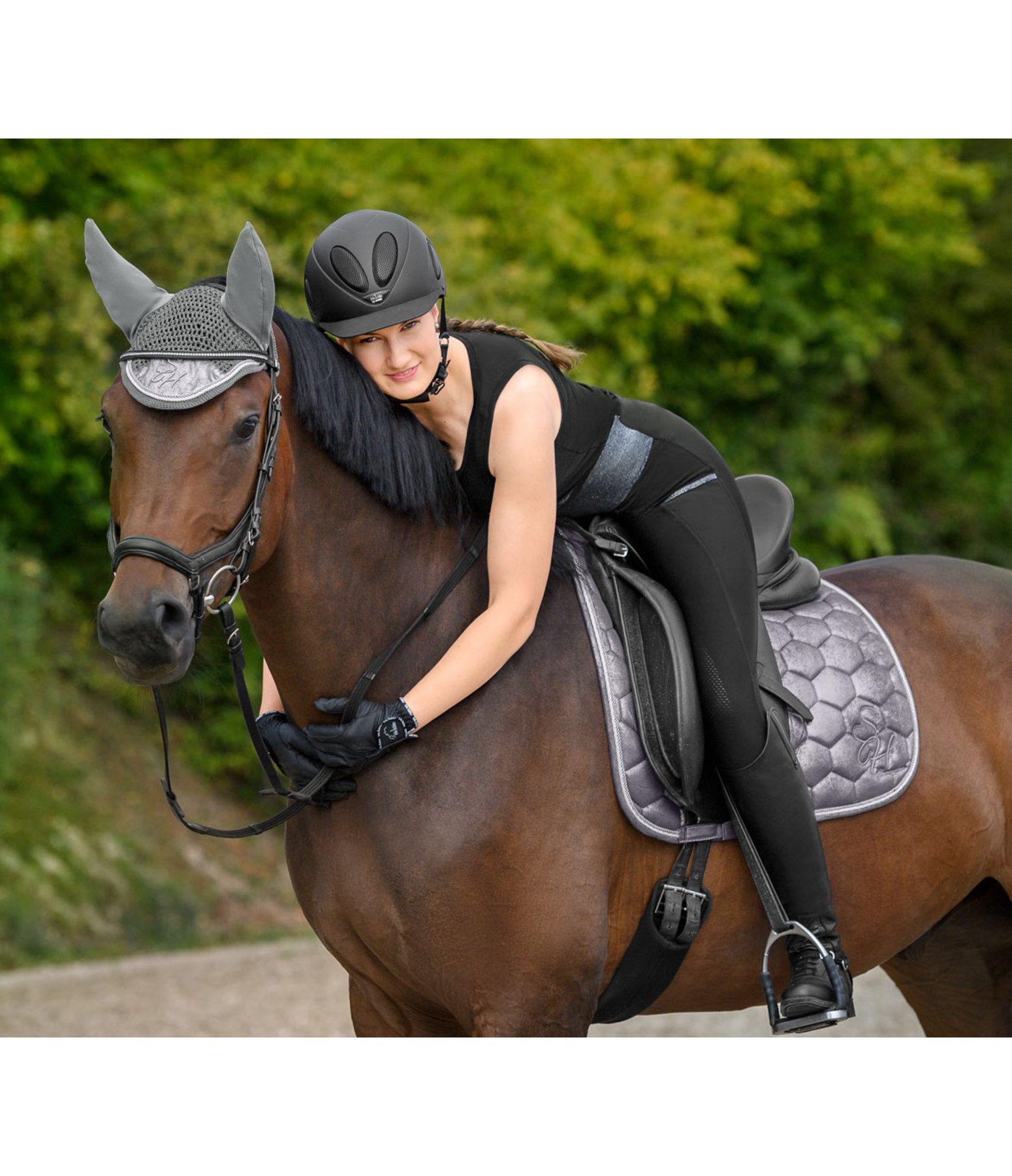 Saddle Pad Metallic Love - Saddle Pads - Kramer Equestrian