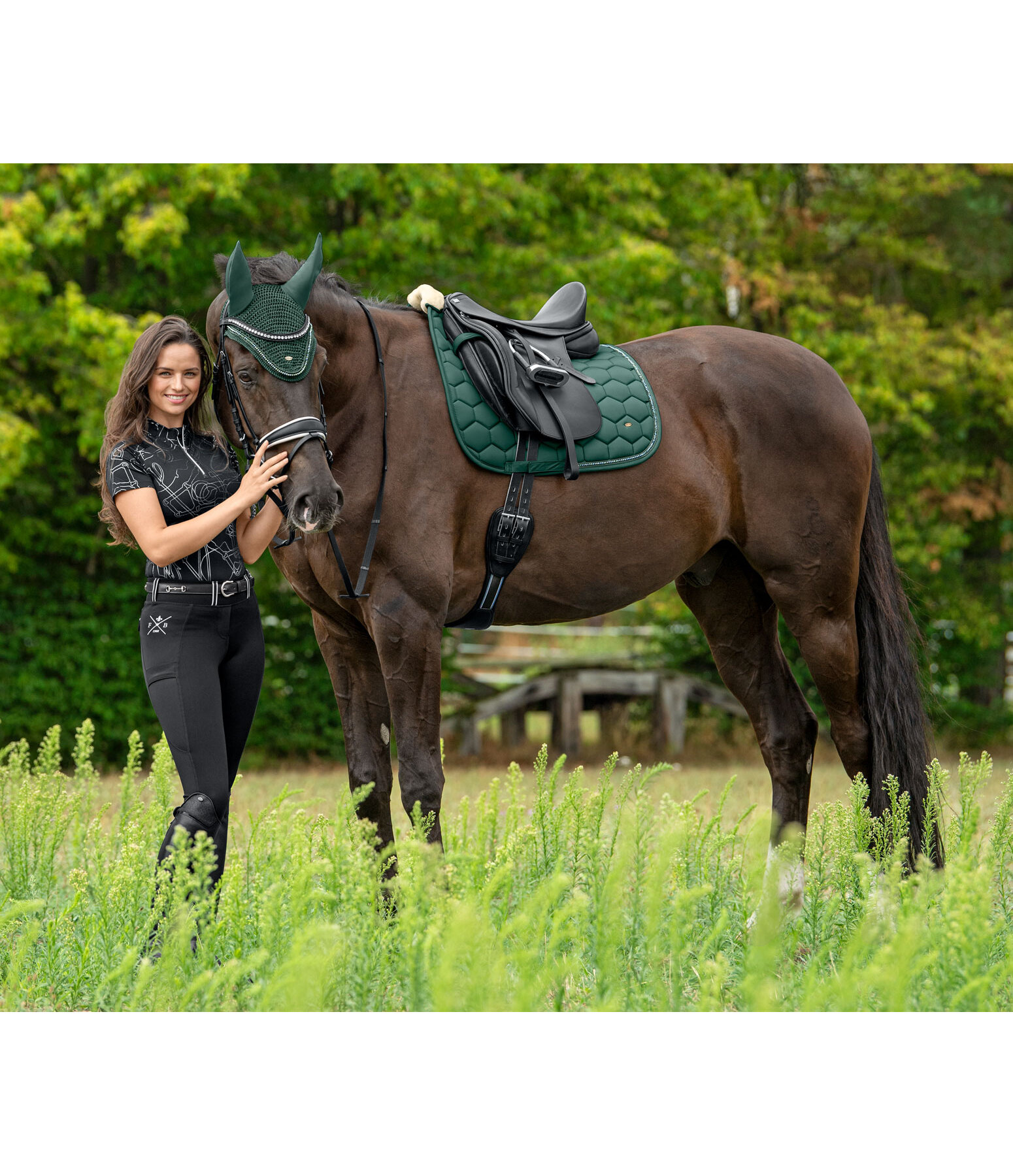 Crystal Chain Saddle Pad - Saddles & Saddle Accessories - Kramer Equestrian