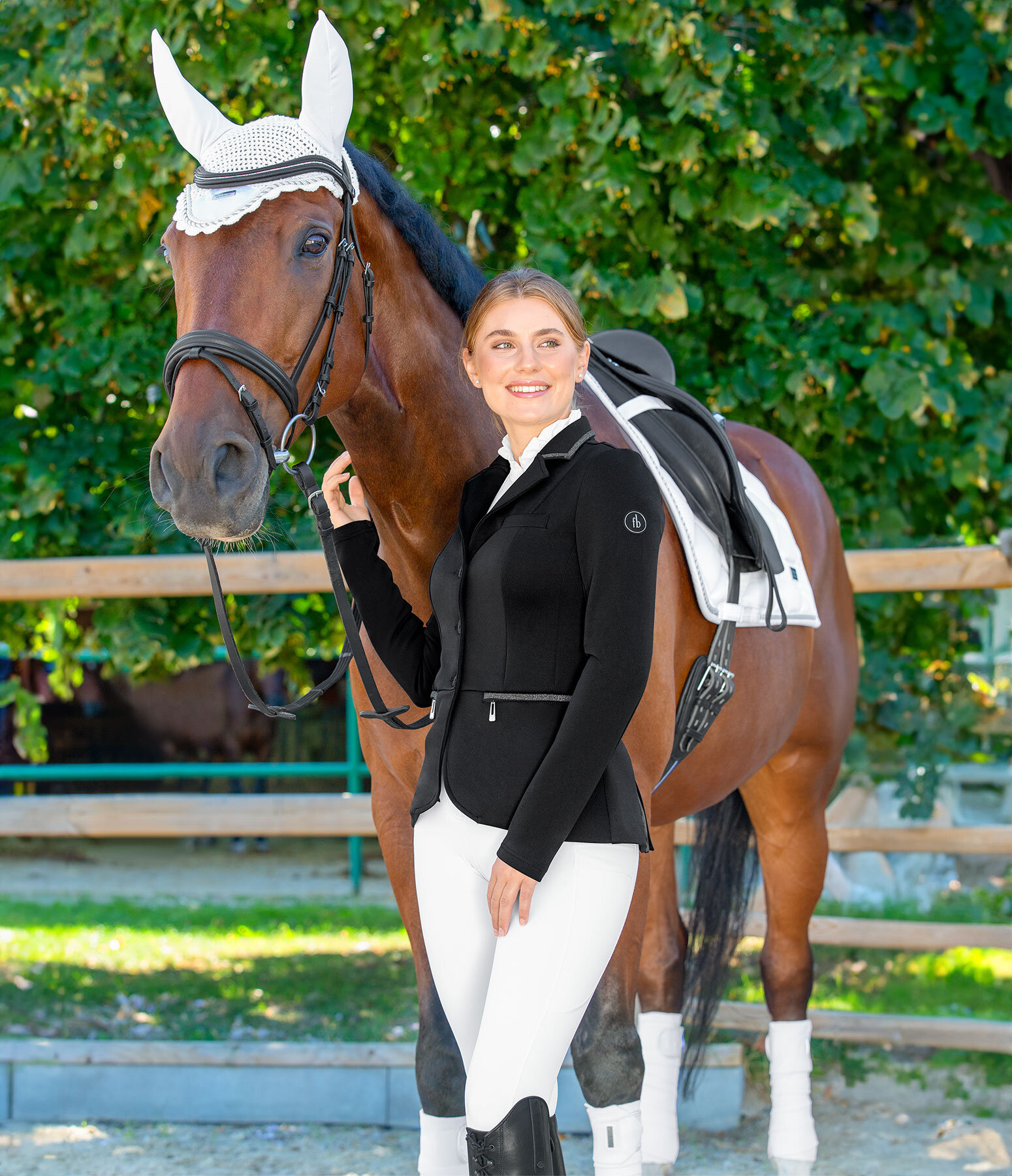 Competition Outfit Romina in black - Kramer Equestrian